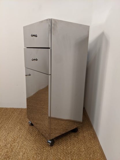 Stainless Steel Rolling Cabinet with Mirror Finish - EPOCH