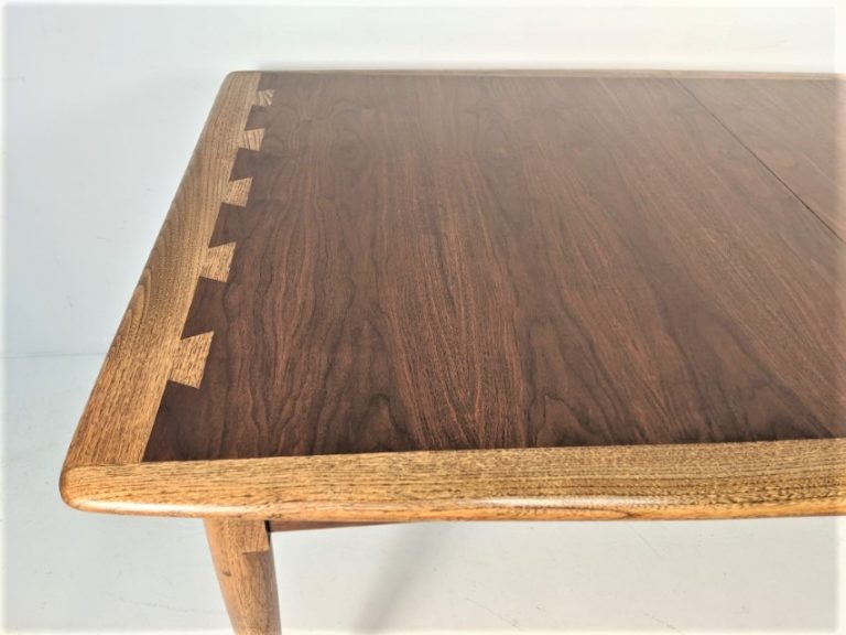 Mid Century Modern Walnut Dining Table, Acclaim Collection by Lane - EPOCH
