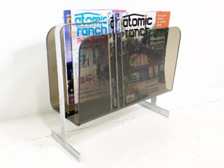 Mid Century Modern Milo Baughman Magazine Rack - EPOCH