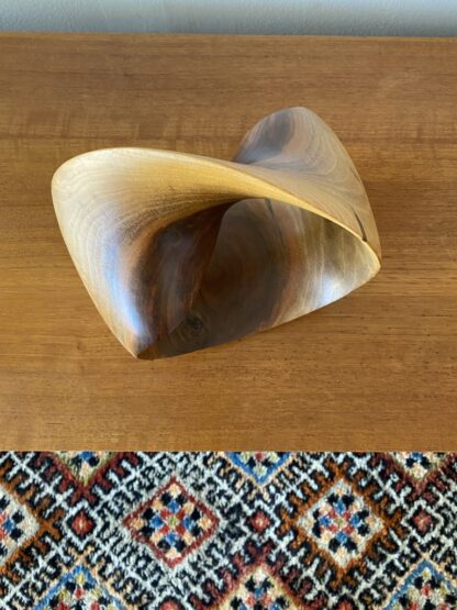 Mobius Strip Wood Sculpture by Tom Lowe, 8” x 6” x 9” - EPOCH