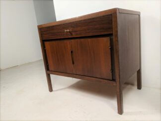 Three Piece Mid Century Modern Walnut Bedroom Set by Basic Witz - EPOCH