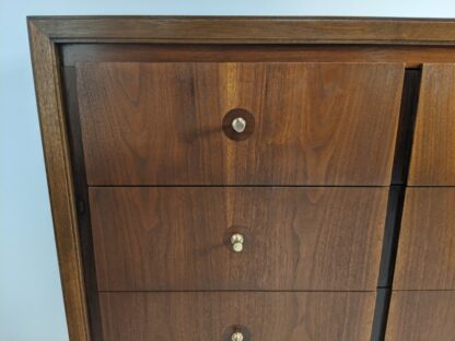 Three Piece Mid Century Modern Walnut Bedroom Set by Basic Witz - EPOCH