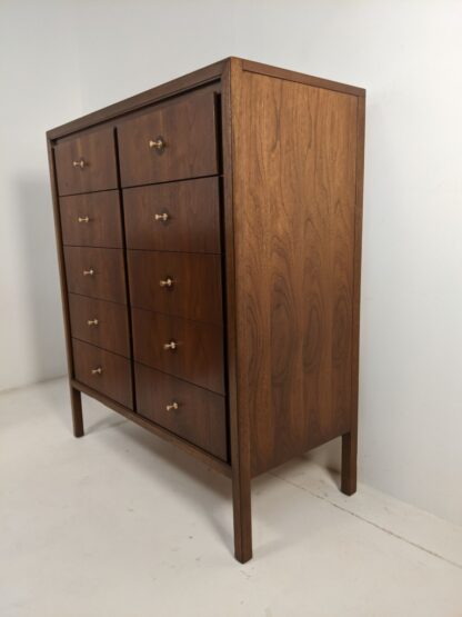 Three Piece Mid Century Modern Walnut Bedroom Set by Basic Witz - EPOCH