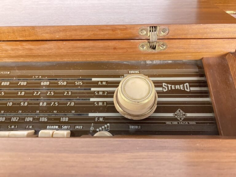 Mid Century Modern Walnut Stereo Console, Credenza by Telefunken ...