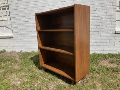 Solid Maple Mid Century Bookcase, Tapered Legs - EPOCH
